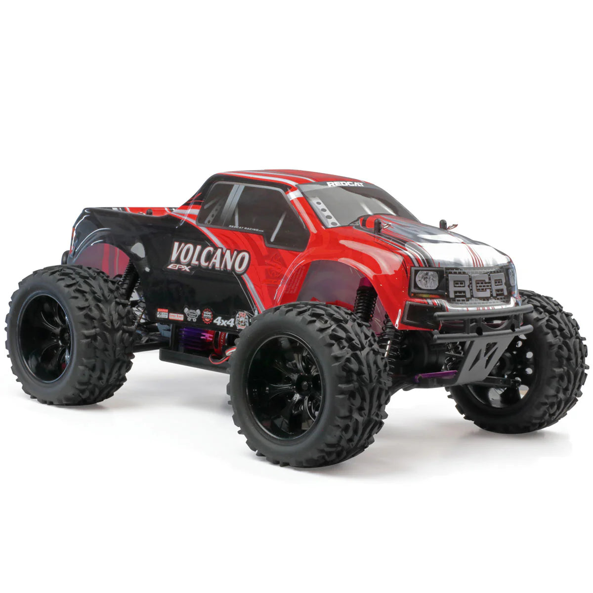 Volcano EPX RC Truck - 1:10 Brushed Elelectric Monster Truck RED – OC ...